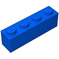 Amazon.com: Classic Building Brick 1x4, 100 Piece Bulk Brick Block ...