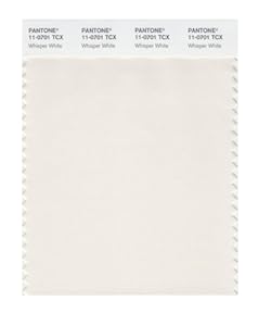 PANTONE SMART 11-0701X Color Swatch Card, Whisper White - House Paint ...