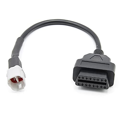 OBD2 Adapter Cable,Motorcycle Diagnostic Scanner Cable OBD 4 Pin ...