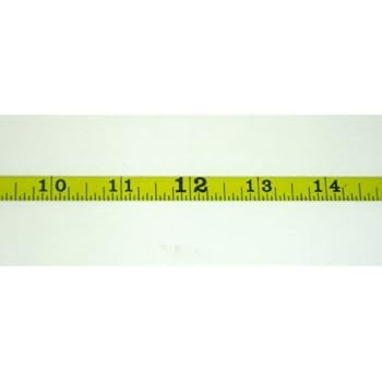 Metal Adhesive Backed Ruler - 3/8 Inch Wide X 25 Feet Long - Left to ...