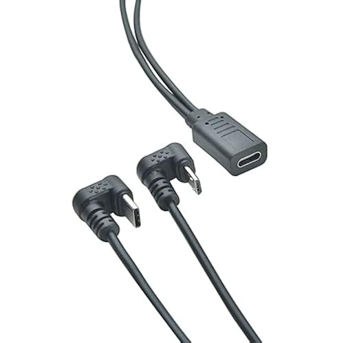 U Shape USB C Cable,Halokny USB Type-C Female to to 180 Degree U-Shaped ...