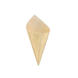 Amazon.com: BambooMN Brand - 3.1" Tall x 1.5" Dia Disposable Wood Cones ...