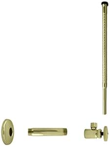 Westbrass D103K12-01 1/2" IPS x 3/8" OD x 12" Corrugated Supply Kit ...