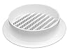 50 Pack - White 4 Inch Vent Covers - Plastic Round Soffit Vent - Air ...