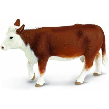 Amazon.com: Safari Ltd. Ayrshire Cow – Realistic Hand Painted Toy ...