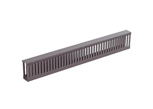 PVC 60x25x398mm Slotted Trunking Wire Management Duct with Perforated ...
