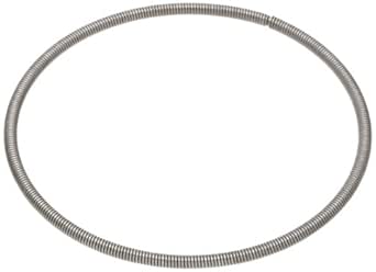 Interlock Garter Spring, Hard Drawn Steel, Inch, 0.125" OD, 0.025" Wire ...