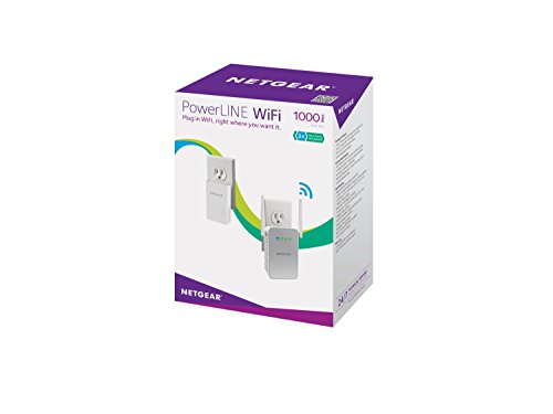 NETGEAR Powerline Adapter + Wireless Access Point Kit, 1000 Mbps Wall ...