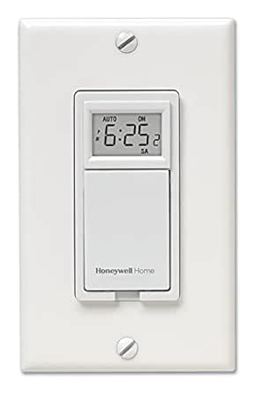 Honeywell Home RPLS730B1000/U 7-Day Programmable Light Switch Timer ...