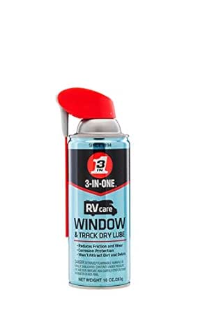 3-IN-ONE RVcare Window & Track Dry Lube with SMART STRAW SPRAYS 2 WAYS ...