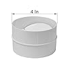 Vent Systems 4'' Inch Backdraft Damper - Dryer Vent Backflow Shutter ...