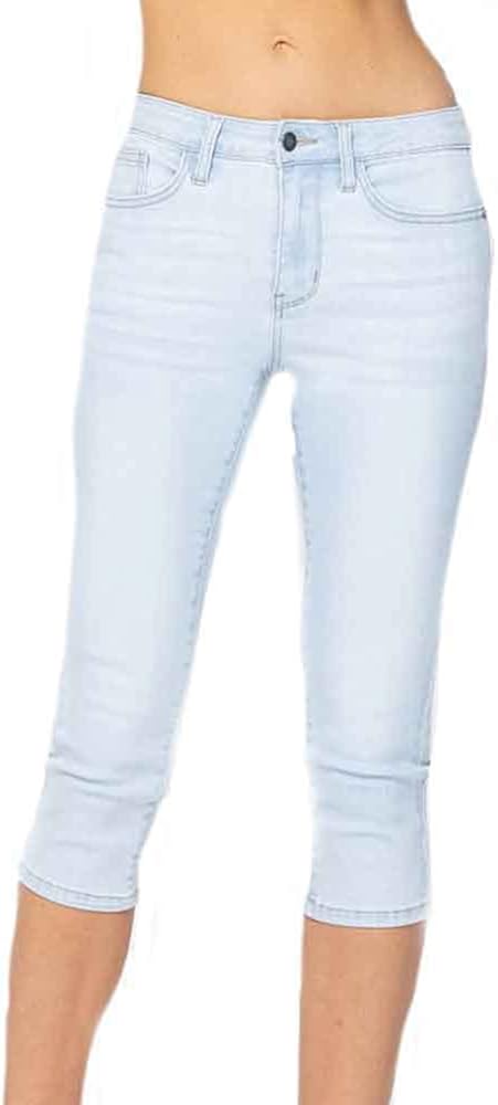 Judy Blue Jeans Capri Length Jeans! Mid-Rise Skinny Fit Denim at Amazon ...