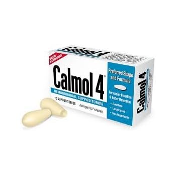 Amazon.com : Pack of 3 EACH CALMOL 4 SUPPOSITORIES 24EA PT#6749210411 ...