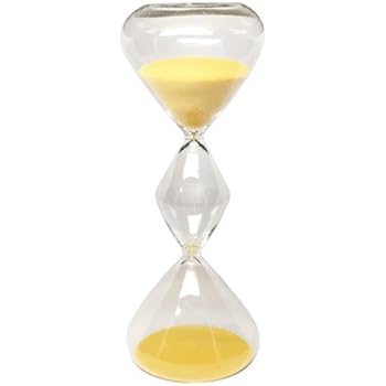 Amazon.com: 60 Minute Triple Globe Hourglass Timer w/Golden Sand: Home ...