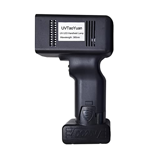 UVTaoYuan UV LED Flashlight 385nm 50W LED UV Portable Lamp 3D Printing Curing Handheld Lamp ...