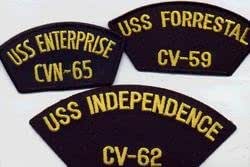 Amazon.com : USS INDEPENDENCE CV-62 Hat Patch : Marine Vessels ...
