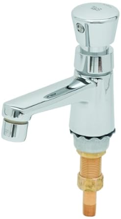 T&S Brass B-0712-VF05 Sill Faucet with Self-Closing Metering, 1/2-Inch ...