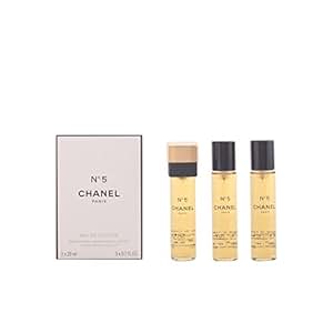 Amazon.com : Chanel - No.5 Eau De Toilette Purse Spray Refills 3x20ml/0 ...