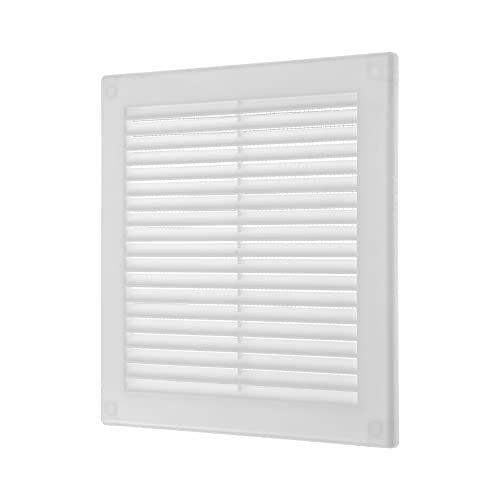 Vent Systems 6'' x 6'' Inch White Soffit Vent Cover - Flat Square Air ...