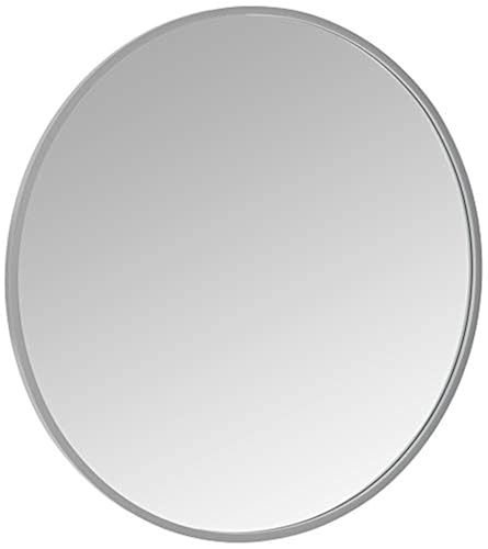 Umbra, Charcoal Hub Rubber Frame-37-Inch Round Mirror for Entryways ...