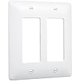 TayMac 5000W Paintable Masque Wall Plate Cover, White, 1-Gang - Switch ...