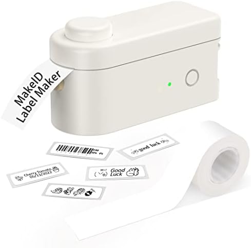 Makeid Label Maker Machine with Tape - Portable & Rechargeable Label ...