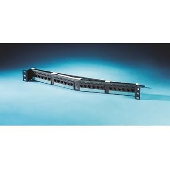 Amazon.com: Ortronics TechChoice Cat6 24-Port 1U Universal Patch Panel ...
