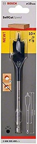 سعر Bosch 2608595490 Selfcut Speed Flat Drill Bit, Hex Shank, 19mm x ...