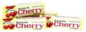 Amazon.com : Adams Gum - Sour Cherry, pack of gum, 20 count : Chewing ...