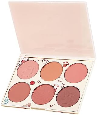 Azonee Blushes, 6 Colors Pearlescent Blushes Powder Bright Facial ...