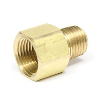 FasParts 3/8" Female NPT FPT FIP to 1/4" Male MPT MIP Brass Pipe ...