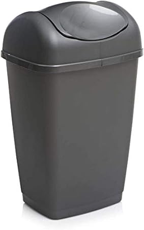 funky gadgets Wham 50L Swing Bin White,Silver,Teal,Purple,Cream Rubbish ...