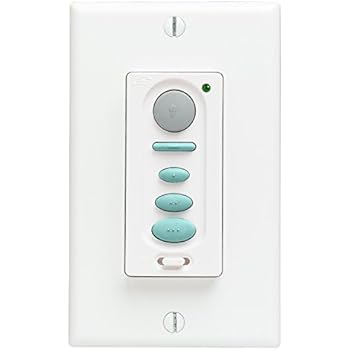 Hunter 27186 Fan/Light Wall Mount Control - Ceiling Fan Wall Controls ...