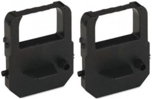 COMPUMATIC (2 Pack) uPunch CR1000 Time Clock Ribbon, Black Ink ...