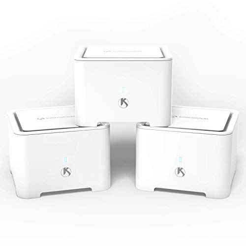 Kingsignal Whole Home Mesh WiFi System Dual Band Router Up to 6600 Sq ...