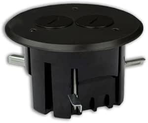 Allied Moulded FB-3DB Duplex Receptacle, Round, Floor Box Assembly ...