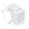 Iwillink 30-Pack Blank Keystone Jack Inserts for Keystone Wall Plate ...