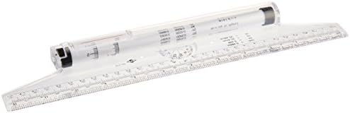 ALVIN Rolling Parallel Ruler, 12 Inch, Model 312, Multipurpose Imperial ...
