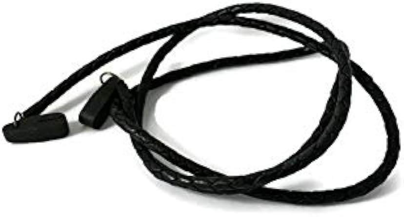 Peeper Keepers Twisted Leather Spectacle Neck Cord Non Slip Rubber Ends ...
