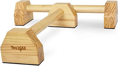 سعر Yes4All 12 inches Wooden Parallettes Bars Push Up Bars for ...