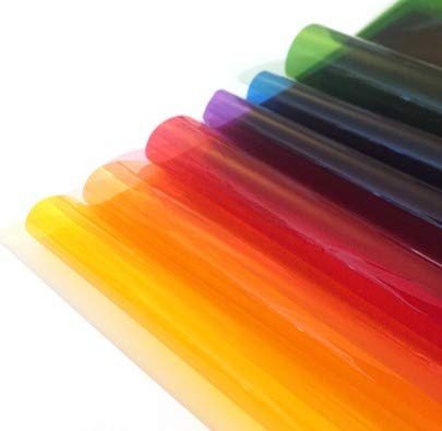 A5 Assorted Coloured Cellophane Sheets - Pack of 48 - Acid Free: Amazon ...