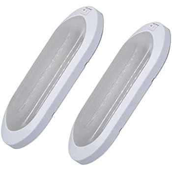 Amazon.com: Facon LED 12V Bright Pancake Light Interior Ceiling Dome ...