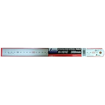 Shinwa H101-C 300 mm Rigid"Zero Glare" Metric Machinist Ruler/Rule ...