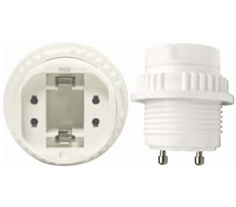 13 Watt - Compact Fluorescent GU24 Self-Ballasted Socket Adapter - 4 ...