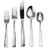 Amazon.com | Splendide Dublin 45-Piece Flatware Set: Silverware ...