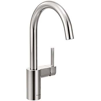 Moen 7730 Monticello Chrome One-Handle High Arc Kitchen Faucet (Not CA ...