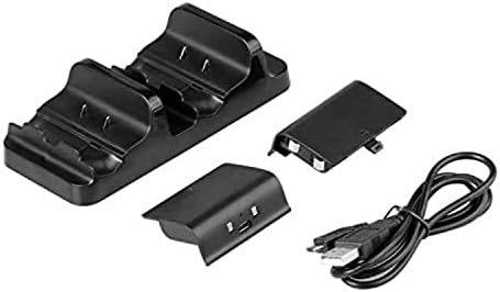 Base Charge Control Xbox One with two batteries can be charged and a ...