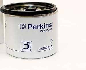 Amazon.com: 26560017 Genuine Perkins Engine Fuel Filter Kit Element ...