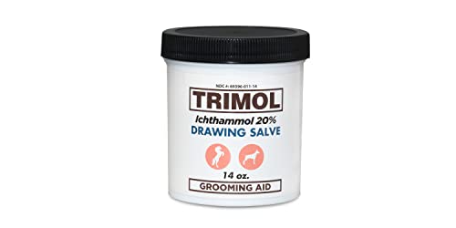 TRIMOL Ichthammol 20% Drawing Salve Grooming Aid, 14 oz, Soothing Skin ...