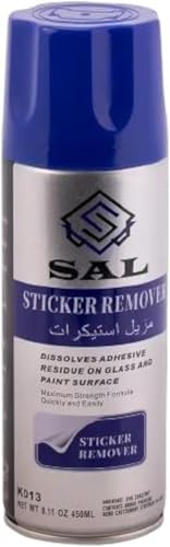 سعر SAL Sticker Remover Spray, Removes Asphalt, Glue, Adhesives, Safe ...